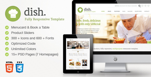 Dish - Multipurpose Restaurant HTML Template