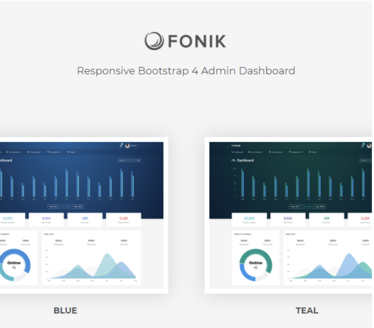 Fonik - Admin & Dashboard Template | Nullsto Forums: Best Webmaster Forum